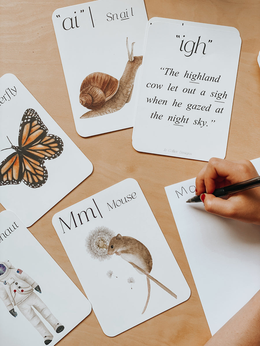 Around the world phonics and sounds Flashcards – Jo Collier Designs